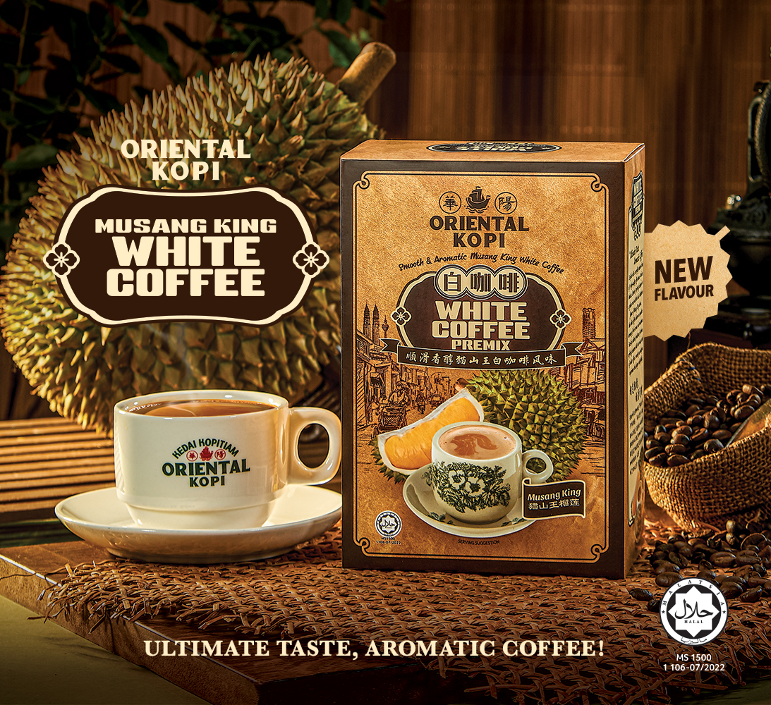 New Product - Musang King Durian White Coffee - Oriental Kopi