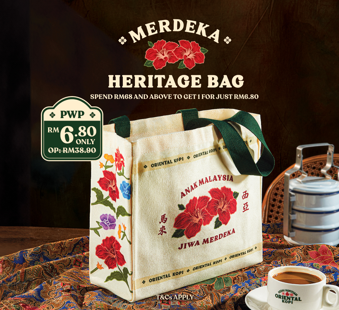 Merdeka Heritage Bag is now available! - Oriental Kopi